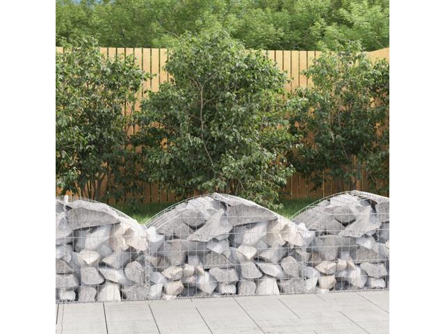 Click here for vidaXL Gabion Basket Silver Galvanized iron 39.4 x... prices