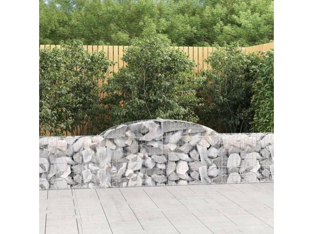 Click here for vidaXL Gabion Basket Silver Galvanized Iron Large... prices