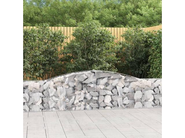Click here for vidaXL Gabion Basket Silver Galvanized Iron Extra... prices