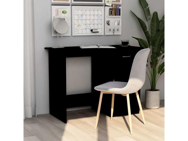 Click here for vidaXL Desk Black Engineered Wood Study Office Wor... prices