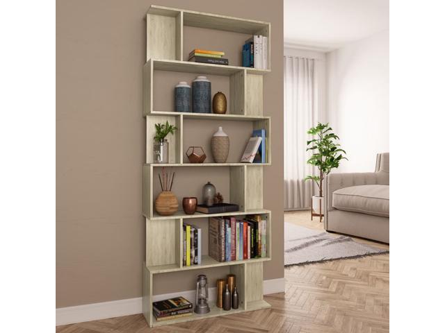 Click here for vidaXL Book Cabinet/Room Divider Sonoma Oak Engine... prices