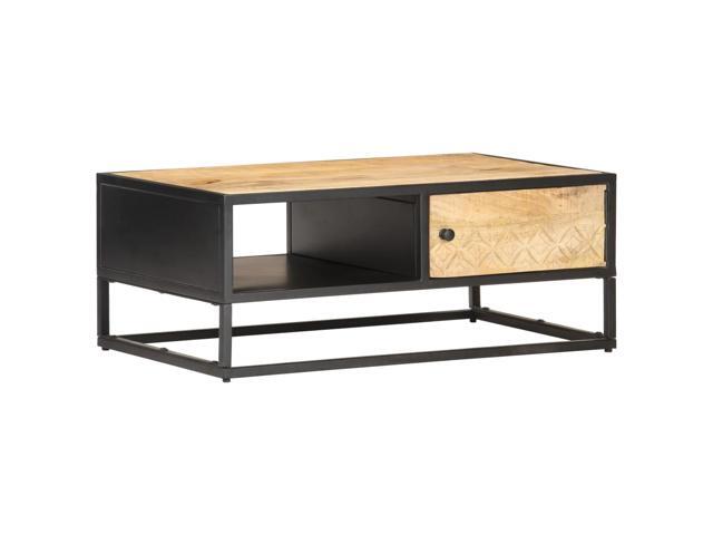 Click here for vidaXL Coffee Table End Table with Carved Door Rou... prices