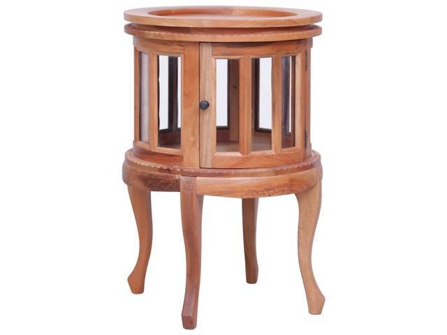 Click here for vidaXL Solid Mahogany Wood Vitrine Cabinet Natural... prices