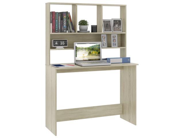 Click here for vidaXL Desk with Shelves Home Office Computer Desk... prices