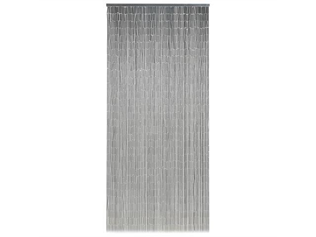 Click here for vidaXL Insect Door Curtain Bamboo Dark Grey Anti M... prices
