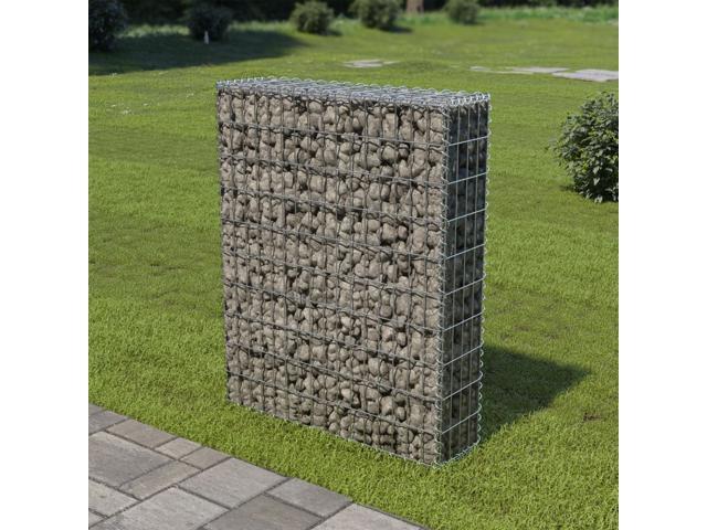 Click here for vidaXL Gabion Wall with Covers Galvanized Steel 31... prices
