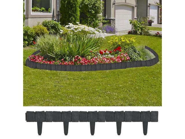 Click here for vidaXL 41x Lawn Border Stone Look Garden Outdoor F... prices