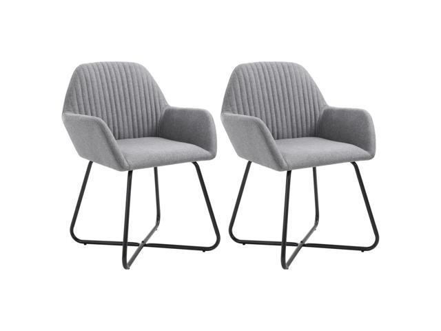 Click here for vidaXL Dining Chairs 2 Pcs Accent Arm Chair with M... prices