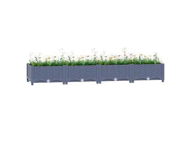 Click here for vidaXL Raised Bed 63 Polypropylene Outdoor Garden... prices