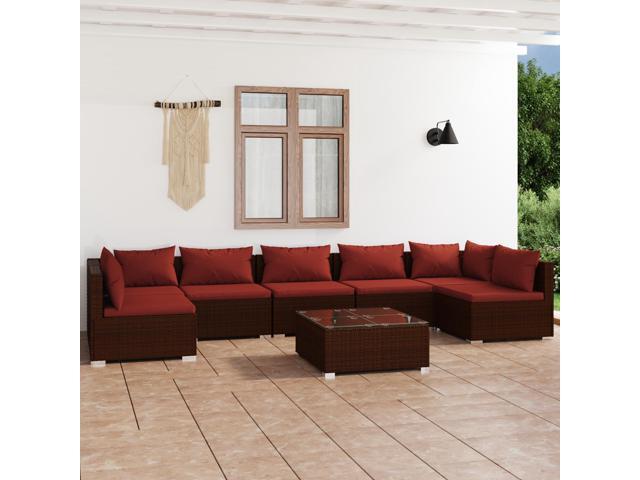 Click here for vidaXL Patio Lounge Set Outdoor Sectional Sofa Set... prices