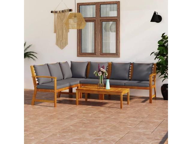 Click here for vidaXL Patio Lounge Set Outdoor Sectional Sofa Set... prices