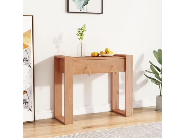 Click here for vidaXL Console Table Teak Solid Teak Wood 35.4 in... prices