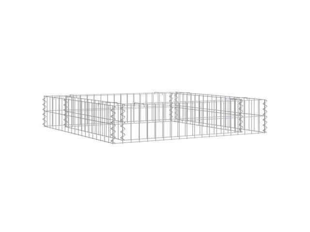 Click here for vidaXL Gabion Raised Bed Galvanized Steel 39.4 Out... prices