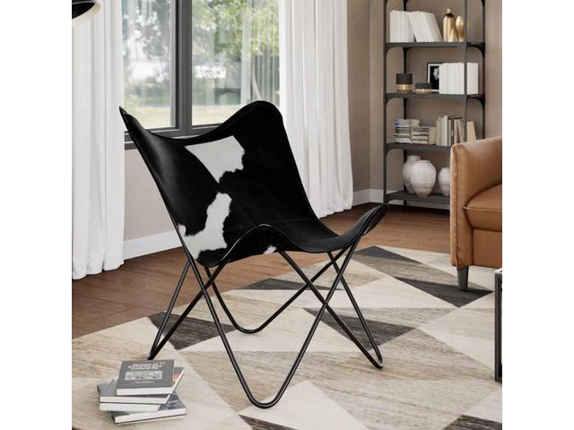 Click here for vidaXL Butterfly Chair Accent Living Room Black an... prices