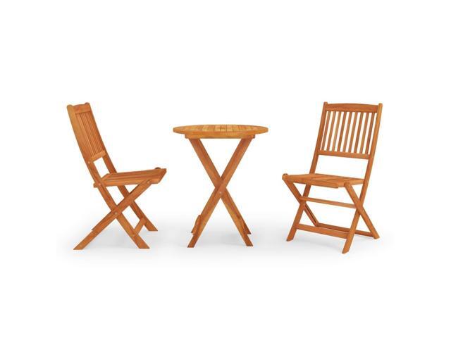 Click here for vidaXL Solid Wood Eucalyptus Folding Patio Dining... prices