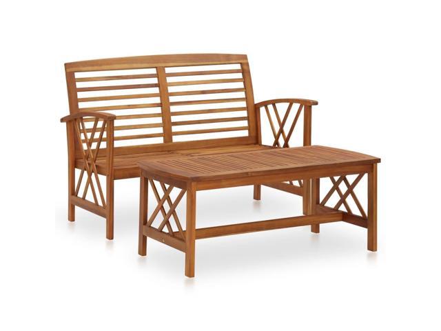 Click here for vidaXL Patio Furniture Set 2 Piece Bench Seat with... prices