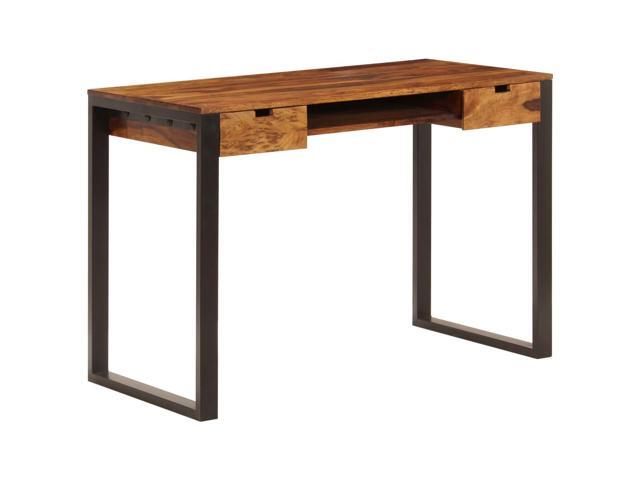 Click here for Desk 43.3x21.7x30.7 Solid Sheesham Wood and Steel... prices