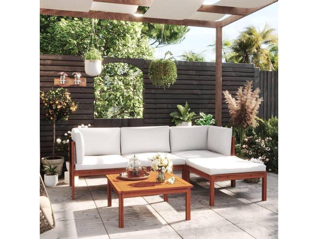 Click here for vidaXL Patio Lounge Set 5 Piece Sofa with Cushions... prices
