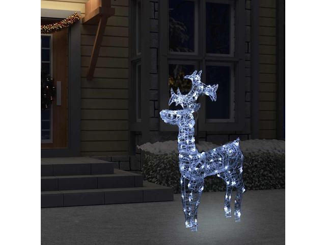 Click here for vidaXL Reindeer Christmas Decoration 90 LEDs 23.6x... prices