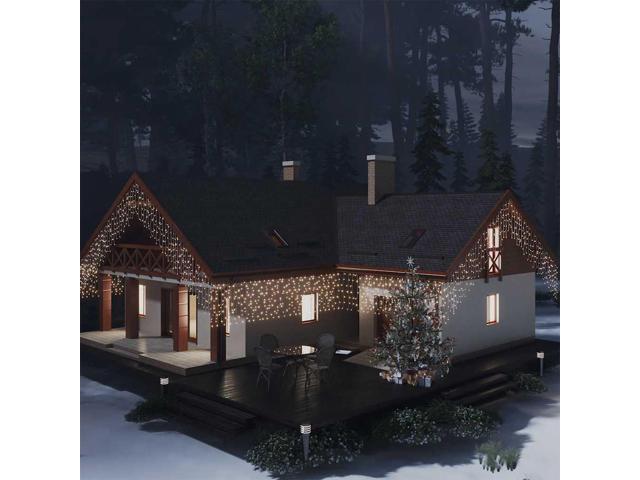 Click here for vidaXL Christmas Lighting LED Curtain Icicle Light... prices