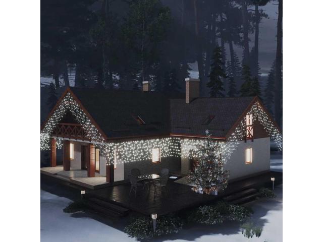 Click here for vidaXL LED Curtain Icicle Lights 393.7 400 LED Col... prices