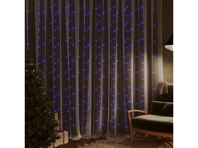 Click here for vidaXL LED Curtain Fairy Lights 1.2x1.2 300 LED Bl... prices