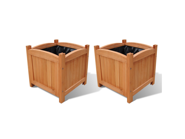 Click here for vidaXL Planter Flower Boxes with PE Lining Patio P... prices