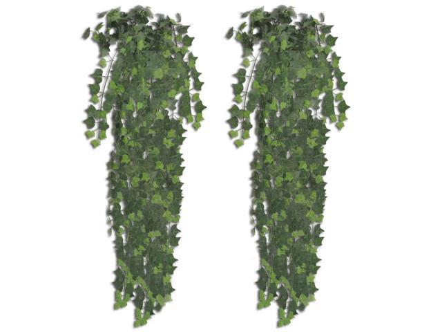 Click here for vidaXL 2x Artificial Ivy Bush 35 Green Plant Potte... prices