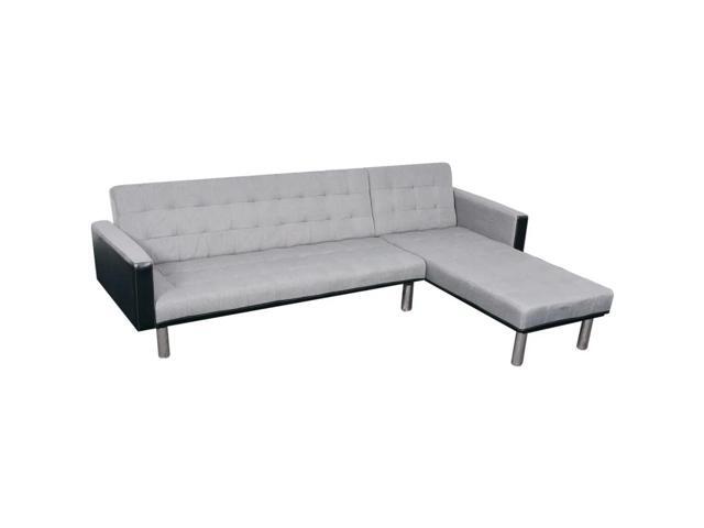 Click here for vidaXL Sofa Bed Convertible Sleeper Sectional Sofa... prices