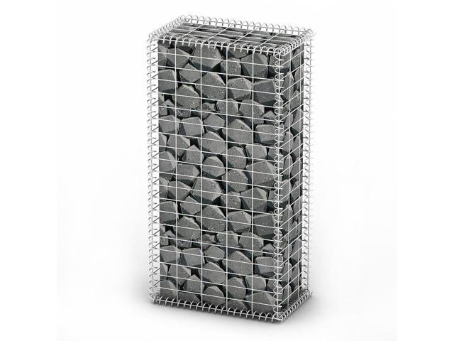 Click here for vidaXL Gabion Basket  Galvanized-Steel Gabion Wall... prices