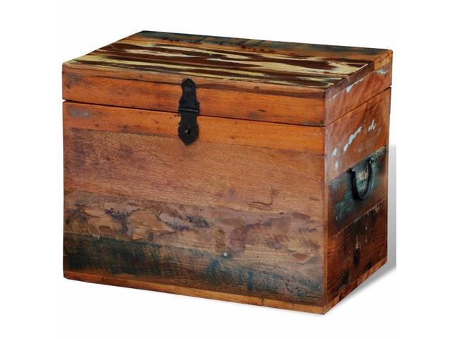 Reclaimed Storage Box Solid Wood - Brown