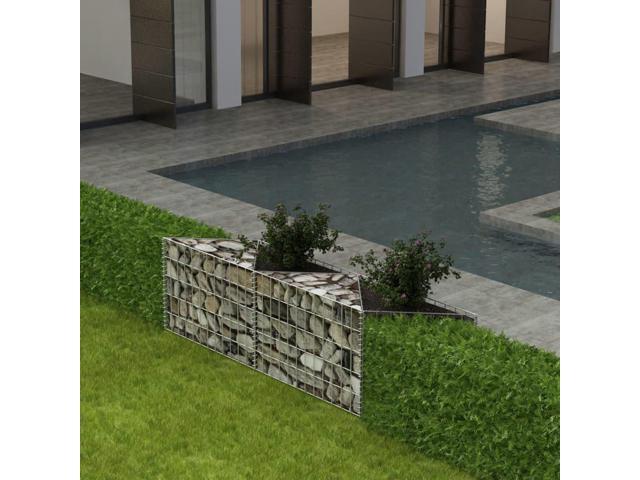 Click here for vidaXL Gabion Basket 47.2x19.7 Patio Planter Fence... prices