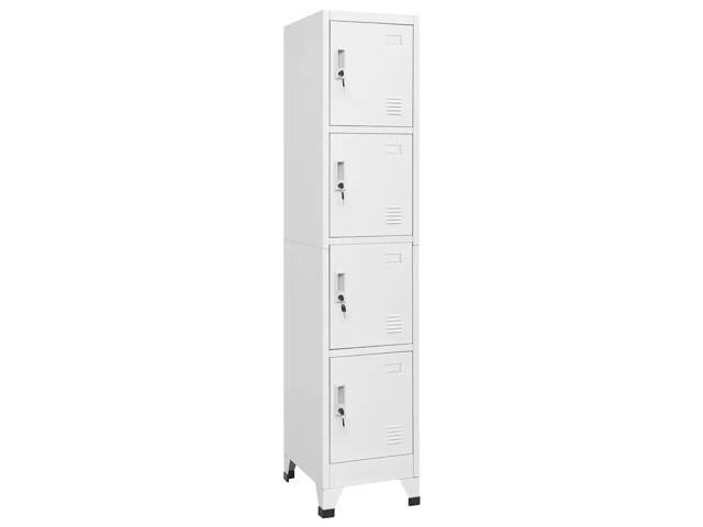 Click here for vidaXL Locker Cabinet w/ 4 Compartments Wardrobe O... prices