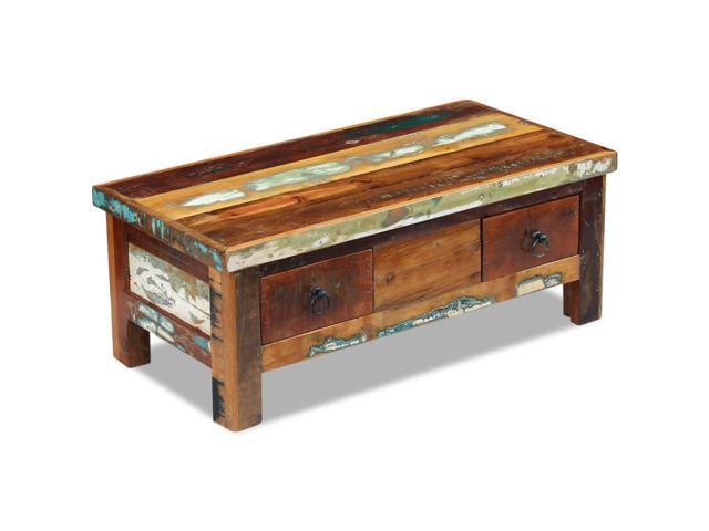 Click here for vidaXL Coffee Table Drawers Solid Reclaimed Wood D... prices