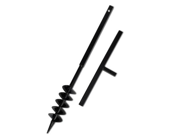 Click here for vidaXL Ground Drill Handle Auger Bit 3.94 Black Do... prices