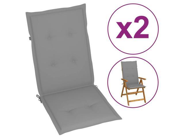 Click here for vidaXL Chair Cushion 2 Pcs Outdoor Garden High Bac... prices