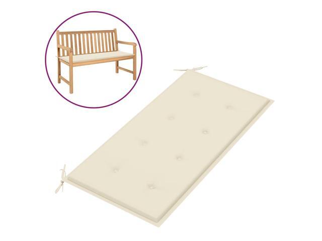 Click here for vidaXL Garden Bench Cushion Cream 100x50x4 cm Oxfo... prices