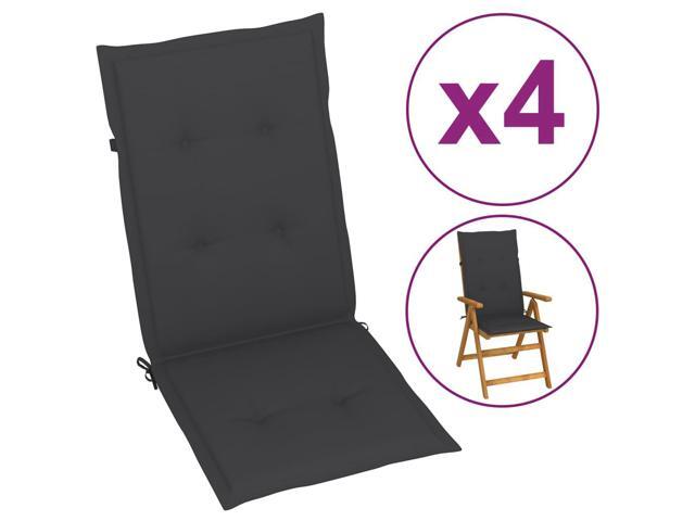 Click here for vidaXL Chair Cushion 4 Pcs Garden High Back Chair... prices