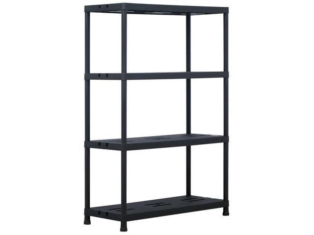 Click here for vidaXL Storage Shelf Rack Black 485lb 54.3 Plastic... prices