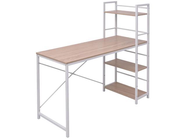 Click here for vidaXL Solid Mango Wood Desk with Drawers Wooden C... prices