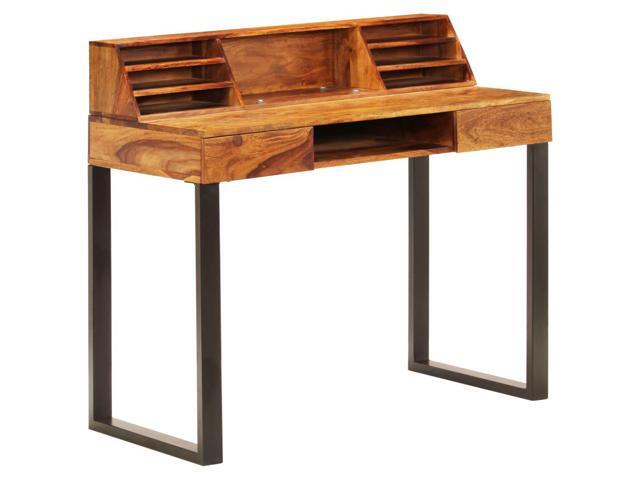 Click here for Desk 43.3x21.7x30.7 Solid Sheesham Wood and Steel... prices