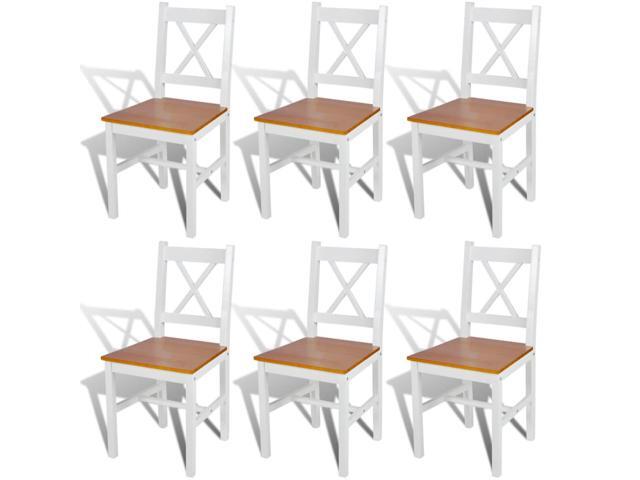 Click here for vidaXL Dining Chairs 6 Pcs Accent Chair with Curve... prices