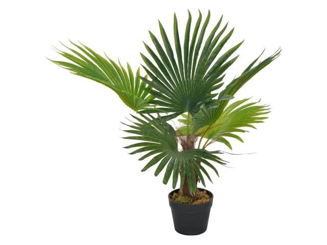 Click here for vidaXL Artificial Plant Palm with Pot Green 27.6 F... prices