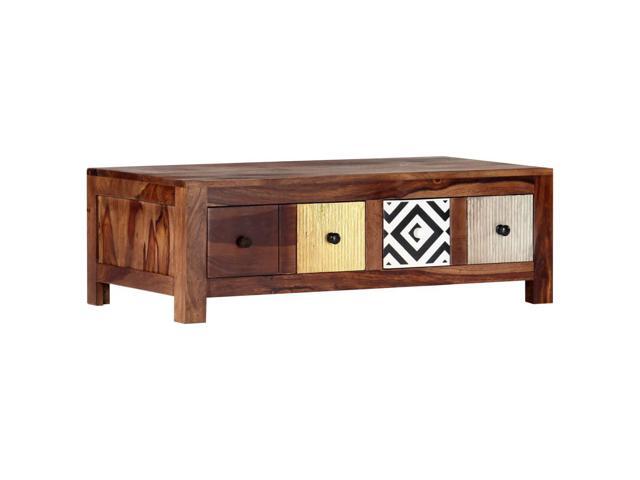 Click here for vidaXL Coffee Table Brown with multicolored drawer... prices