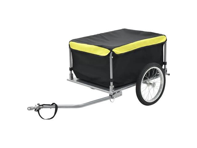 Click here for vidaXL Bike Cargo Trailer Black and Yellow 143.3 P... prices