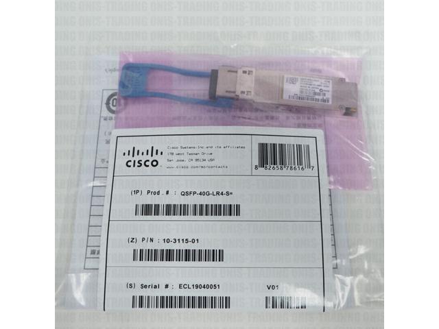 Click here for Cisco 40GBASE-LR4 QSFP Module for SMF prices
