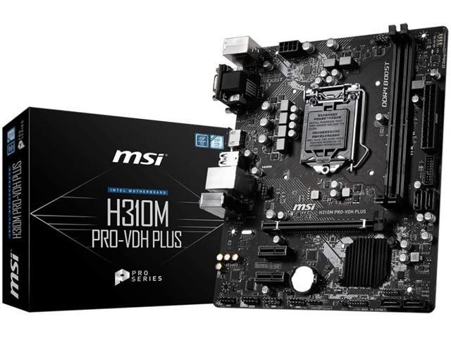 Click here for MSI PRO H310M PRO-VDH PLUS LGA 1151 (300 Series) M... prices