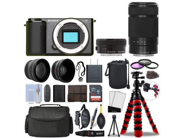 Click here for Sony ZV-E10 Camera Black + 16-50mm + 55-210mm 32GB... prices