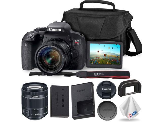 Click here for Canon EOS Rebel T7i DSLR Camera w/18-55mm Lens + C... prices
