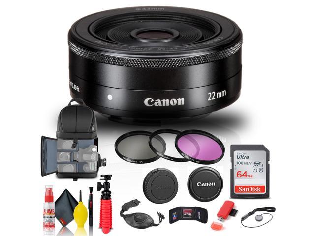 Click here for Canon EF-M 22mm f/2 STM Lens (5985B002) + Filter +... prices